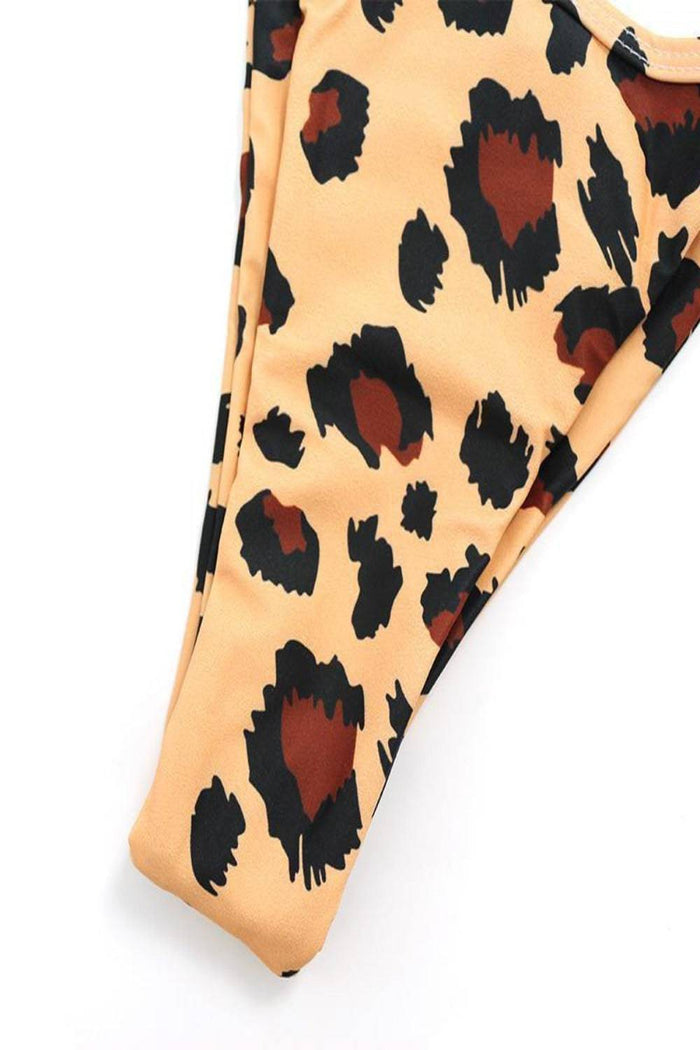 Leopard Print Micro Thong Bikini Swimsuit - TGC Boutique