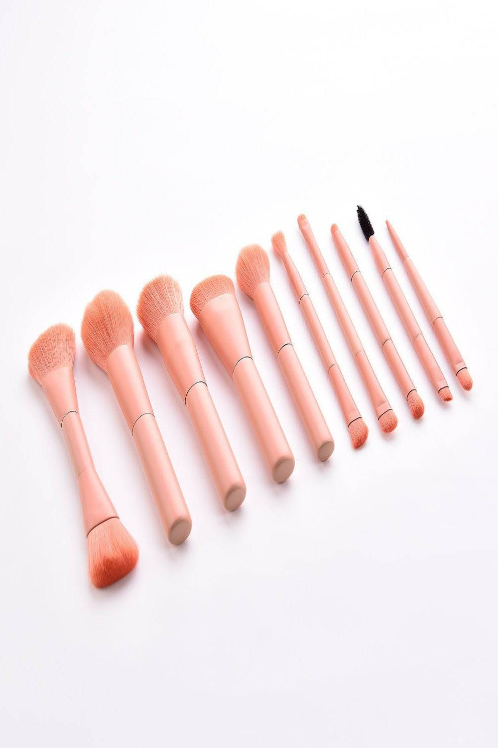 Pink Makeup Brush Set - 10 Pack - TGC Boutique
